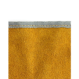 QWORK Leather Welding Work Apron - Flame and Welding Spatter Resistant - Adjustable Harness - Suitable for Welders, Blacksmiths