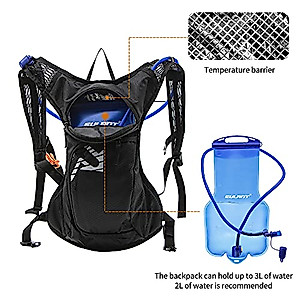 EULANT Small Lightweight Backpack for Hiking/Cycling/Walking/Running/Skiing/Biking/Short Trip/Camping, Waterproof Daypack Backpack, 14L Hydration Pack Rucksack for Women Men