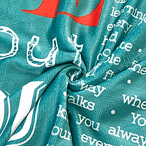 Piwaka Birthday Gifts for Women 70th Birthday Decorations 70 Year Old Gifts Mens 70th Birthday Gift Ideas Gifts for 70 Years Throw Blanket (Sherpa Fleece, 70th_Teal)