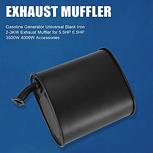 Gasoline Generator Universal 2-3KW Exhaust Muffler for 5.5HP 6.5HP 3500W 4000W Accessories