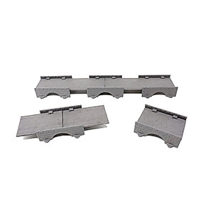 Stone Bridges Kit - Mini Dungeon Castle Cavern Terrain for RPGs, Dungeons & Dragons (DND), Pathfinder, War Gaming, and More! by DCD (21pcs, 3ft)