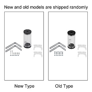 PC Water Pump,Computer Liquid Water Cooling Radiator Acrylic Cylinder Water Reservoir,Full Open Design Noise Reduction Water Cooling