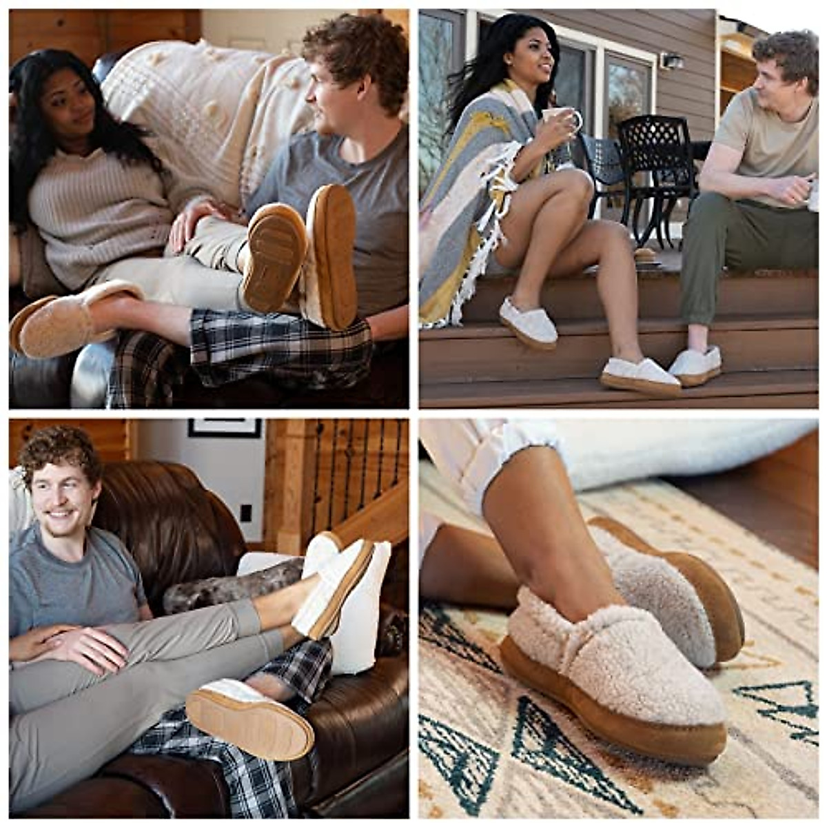 Acorn Women's House Slippers, Recycled-Natural, 8-9