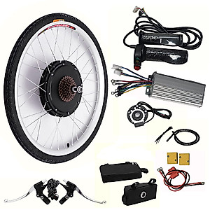 Electric Bicycle Motor Kit 48V 1000W 26"x1.57"Rear Wheel Powerful Motor E-Bike Conversion Kit w/LCD Display