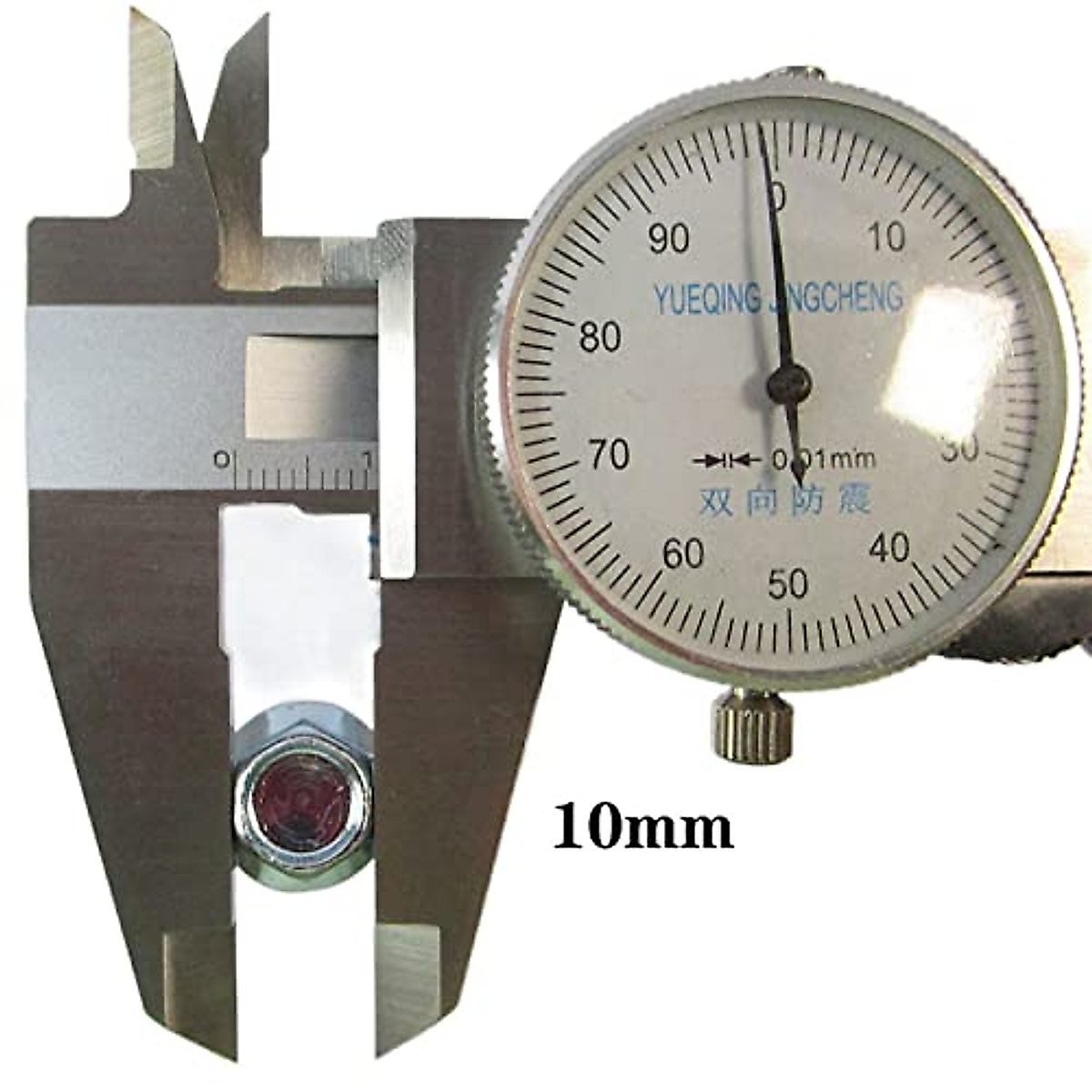 30Pcs Half Thread Hex Head M6 Lengthened Concave Carbon Steel for Gasoline Generator Garden Machine Lawn Mower (M6*170)