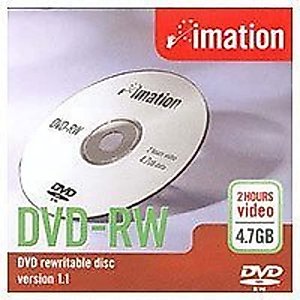 DVD-RW 4.7gb Single Sided Rewritable