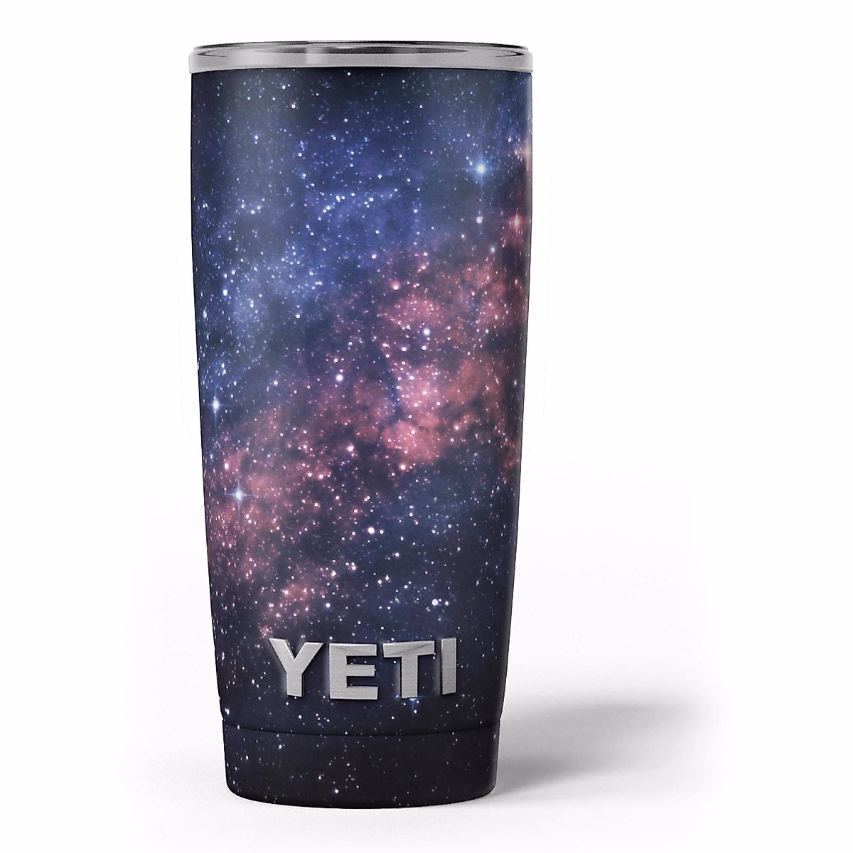 Design Skinz Subtle Pink Glowing Space - Skin Decal Vinyl Wrap Kit Compatible with The Yeti Rambler Cooler Tumbler Cups