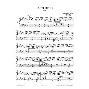 Scriabin: 12 Etudes, Op. 8 (Edition Peters)