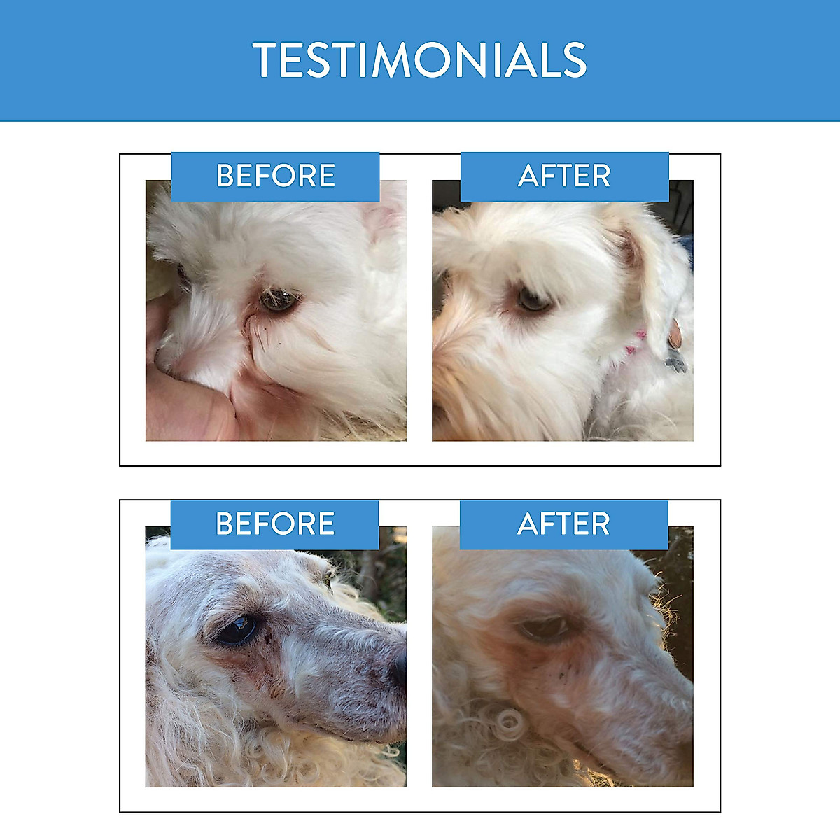 Forza10 Sensitive Tear Stain Remover Dry Dog Food, Grain Free Reduce Tear Stains Dog Eye Care Tear Stain Remover Vet Recommended, Dog Tear Stain 4 Pounds Adult Dogs