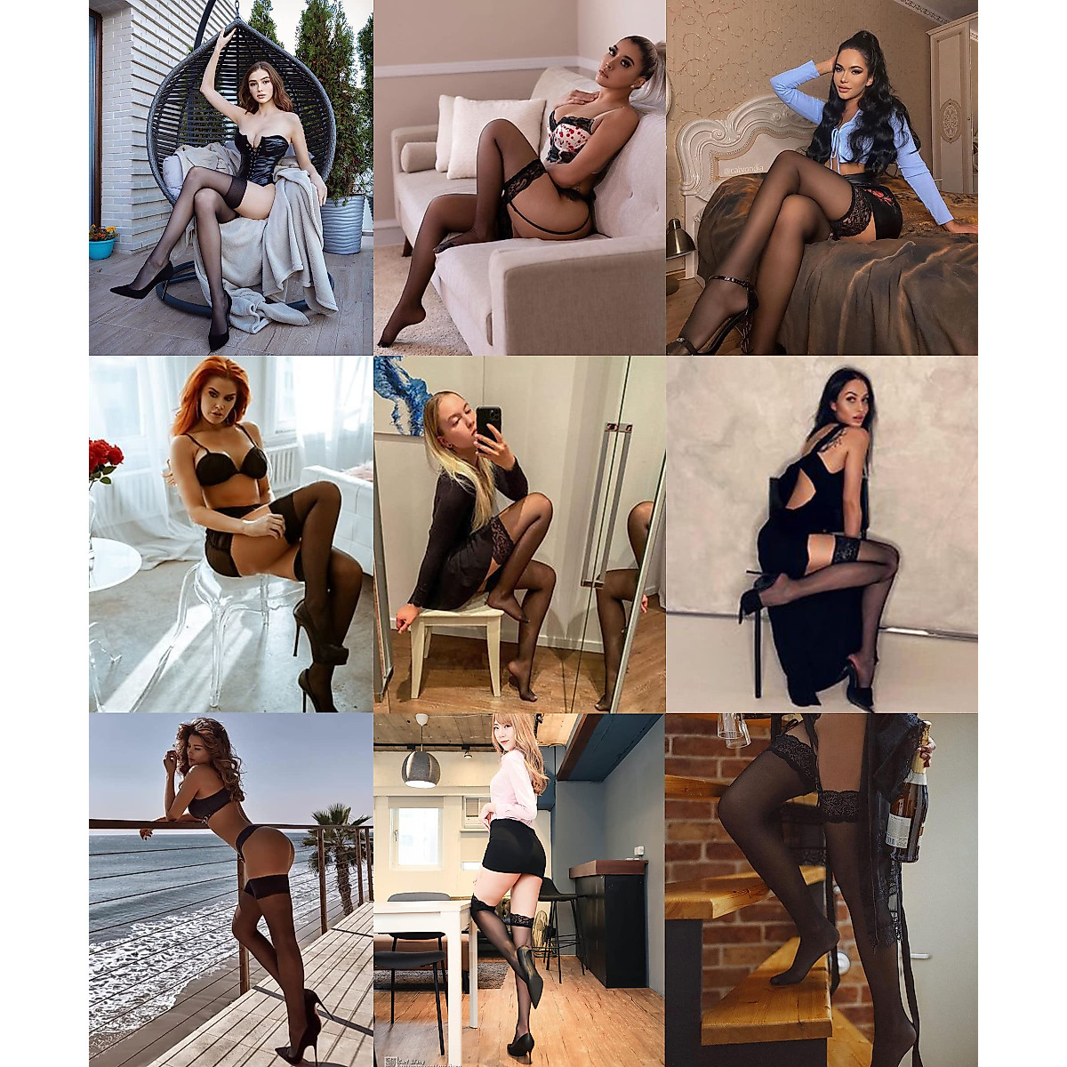 Lidogirl Lace Top Thigh High Stockings