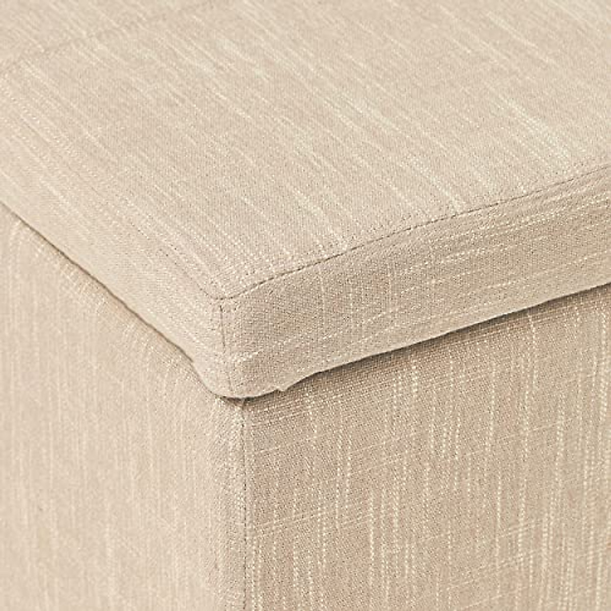 Christopher Knight Home Glouser Fabric Storage Ottoman, Sand