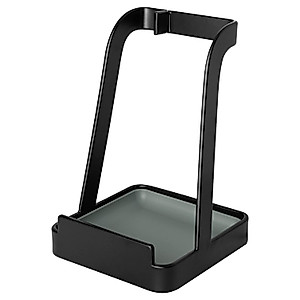 Mukkuri Black Alloy Steel Utensil Stand, 4 in L x 4 in W x 6 in H