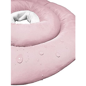 Fluffy Muzzle Soft Dog Cone Collar for Small and Medium Dogs After Surgery, Dog Cone Protection and Comfortable Recovery (Pink, M)