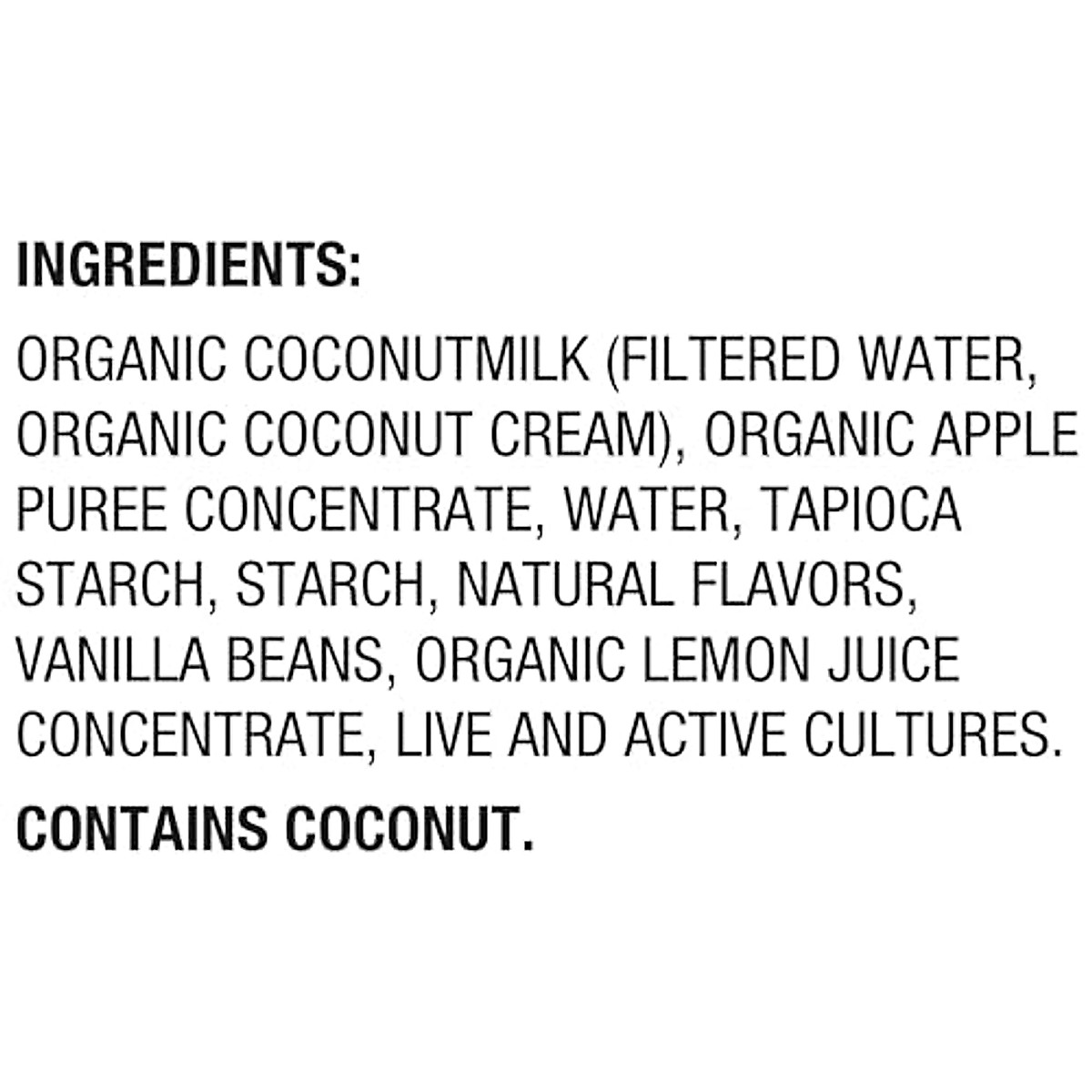 So Delicious Dairy Free Coconut Milk Yogurt Alternative, 0g Added Sugar Vanilla, Vegan, Gluten Free, Non-GMO, Creamy Plant Based Vanilla Yogurt Alternative, 5.3 Oz Container