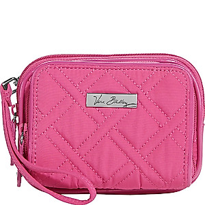 Vera Bradley On the Square Wristlet (Deep Pink)