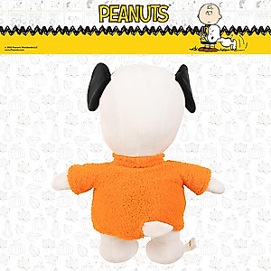 Franco Peanuts Snoopy Cozy Sweater Fall Bedding Super Soft Plush Cuddle Pillow Buddy, (Officially Licensed Product)