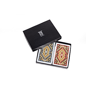 KEM Paisley Bridge Size Jumbo Index Playing Cards