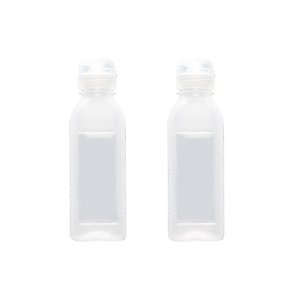 CHENSHUO Plastic Squeeze Bottle, Clear Condiment Squeeze Bottle, With Silicone Valve Non Return Cap,Suitable for Oil, Honey, BBQ Sauce and Condiments,10 OZ Anti Slip Squeeze Bottle,2 Pieces