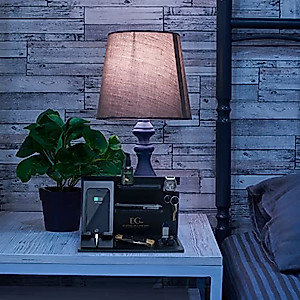 Wood Phone Docking Station Key Holder Wallet Stand Watch Organizer for Men Husband Dad - Anniversary Birthday Father Black Walnut