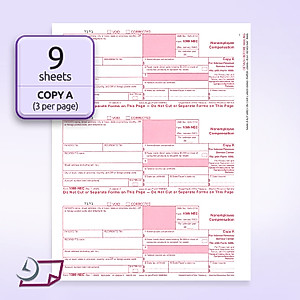 "New" 1099-NEC Forms for 2022, 4-Part Tax Forms, Vendor Kit of 25 Laser Forms and 25 Self-Seal Envelopes, Forms Designed for QuickBooks and Other Accounting Software