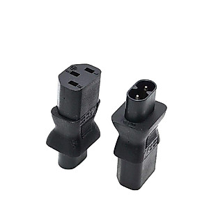IEC 320 C7 Male to C13 3Pin Female Power Adapter C14 to C8 C7 to C13 IEC 3Pin Female to 2Pin Male