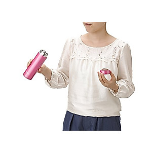 Tiger Water Bottle 10.1 fl. oz. (300 mL) Direct Drinking Stainless Mini Bottle Sahara Mug Lightweight Dream Gravity Powder Pink MMP-J030-PP Tiger