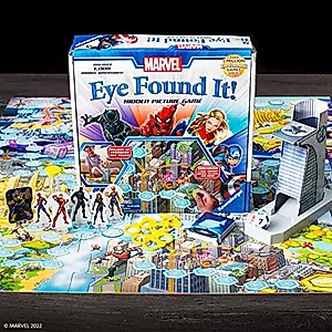 Ravensburger Marvel Eye Found It! Board Game - Engaging Puzzle Game for Kids and Adults | Features Beloved Marvel Characters | Encourages Memory and Observation Skills | Ideal Gift for Marvel Fans