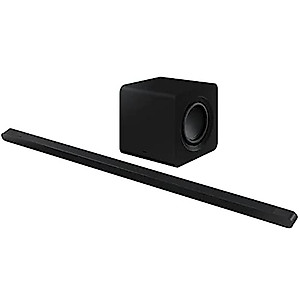SAMSUNG HW-S800B 3.2.1ch Soundbar with Wireless Dolby Atmos DTS:X, Black (2022) HW-S800B/ZA Bundle with Sony RF400 Wireless Home Theater Headphones and 2 Deco Gear HDMI Cables