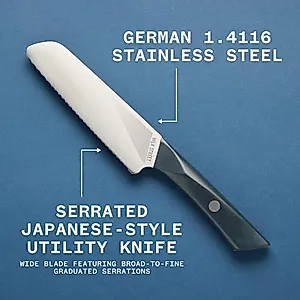 Milk Street Kitchin-tan Serrated Japanese-Style Utility Knife