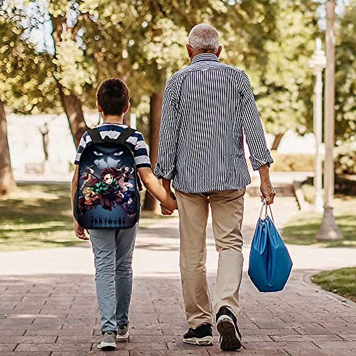 TianJie Anime Backpack for Anime Fans, 3D Print Casual Daypack Laptops Backpack College Sports Bags - 04