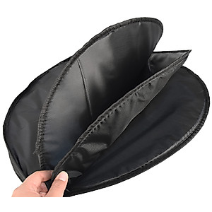 Tosnail 22" Cymbal Gig Bag with Carry Handle, Durable Shoulder Straps and Double Pockets, Great for Dust-Proof Storage