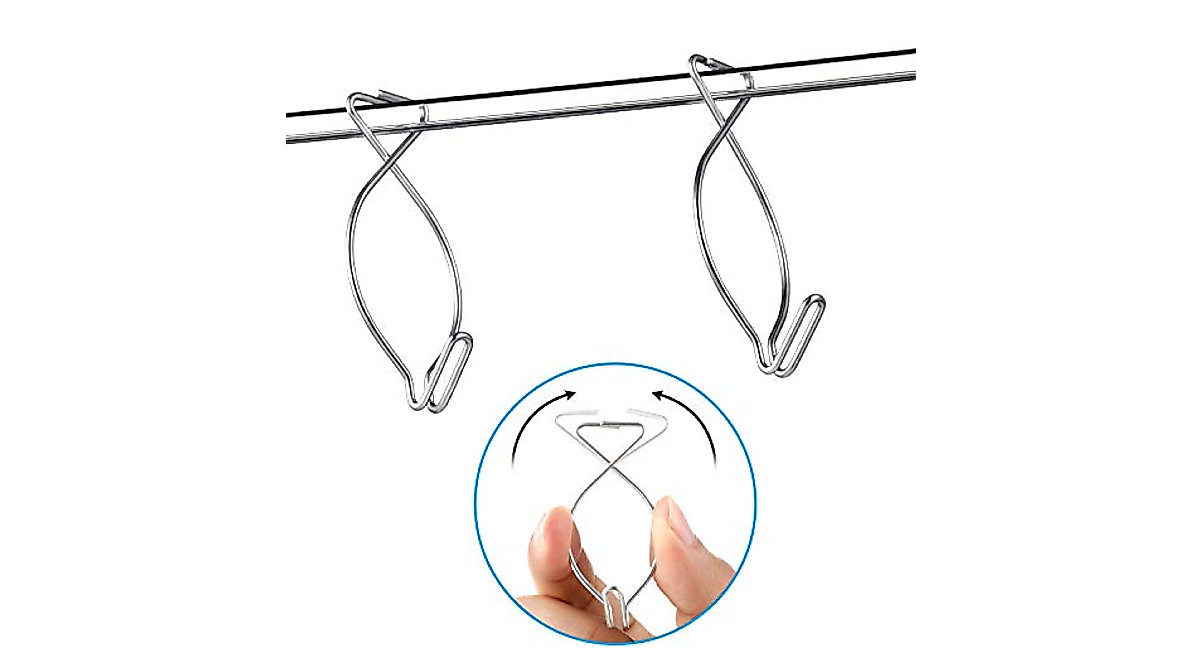 Drop Ceiling Clips - 48 Durable Hooks for Decorations & Events