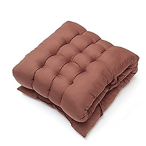 Muellery Rocking Chair Cushion Indoor Patio Soft Cushion Pad 18.9x63in(48x160cm) Brown TPYU134883