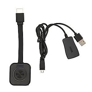Sanpyl Wireless Display Dongle, 1080P 60Hz HDMI Wireless Display USB C Transmitter Receiver Dual Core Chip WiFi Display Adapter for Laptop, PC Smartphone