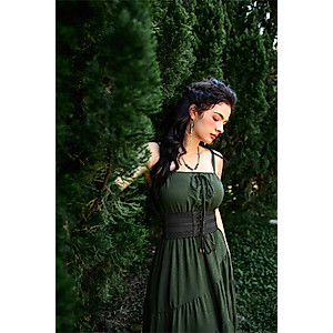 Black Lace-up Corset Elastic Retro Cinch Belt Waist Belts for Women Plus Size Black 2XL