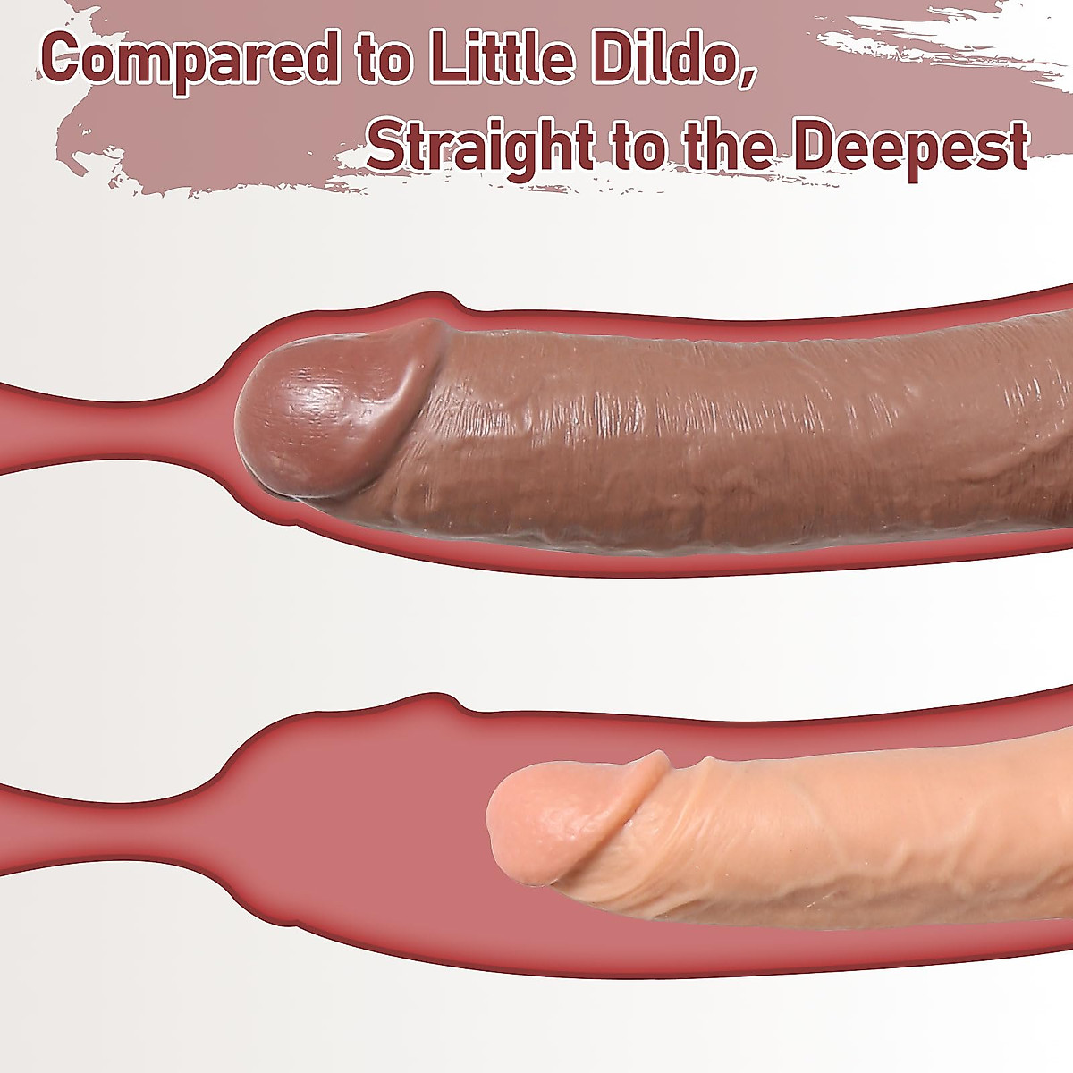10 Inch Thick Dildo Huge Sex Toys for Women, Realistic Large Silicone Dildos Hands-Free Play Sex Toy, Lifelike Big Fake Penis Soft Suction Cup with Balls for Male or Female Vaginal G-Spot & Anal Play