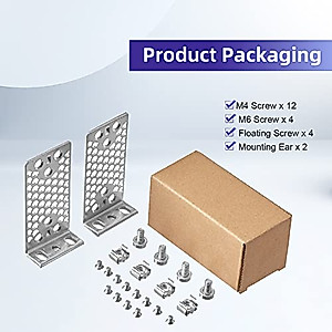 19" Rack Mount Kit for Cisco Switches 2960-X/2960-XR Series and 3650/3850 Series Universal Rack Ears