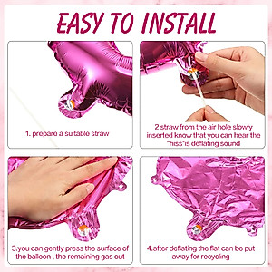 99 Pcs Western Theme Last Rodeo Bachelorette Party Decorations - Cowgirl Ring Balloon Garland Arch Kit Pink for Final Rodeo Bride to be Wedding Bridal Shower Party Decoration Supplies