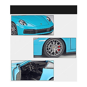 1:24 for Porsche 911 Carrera 4S Alloy Sports Car Model Diecast Metal Toy Vehicles Car Model Childrens Toy Gift Model Cars (Color : Yellow)