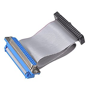 Tool parts IDC Wire Flat Ribbon Cable DB37 Female To FC-40 Female Connector 20cm Length