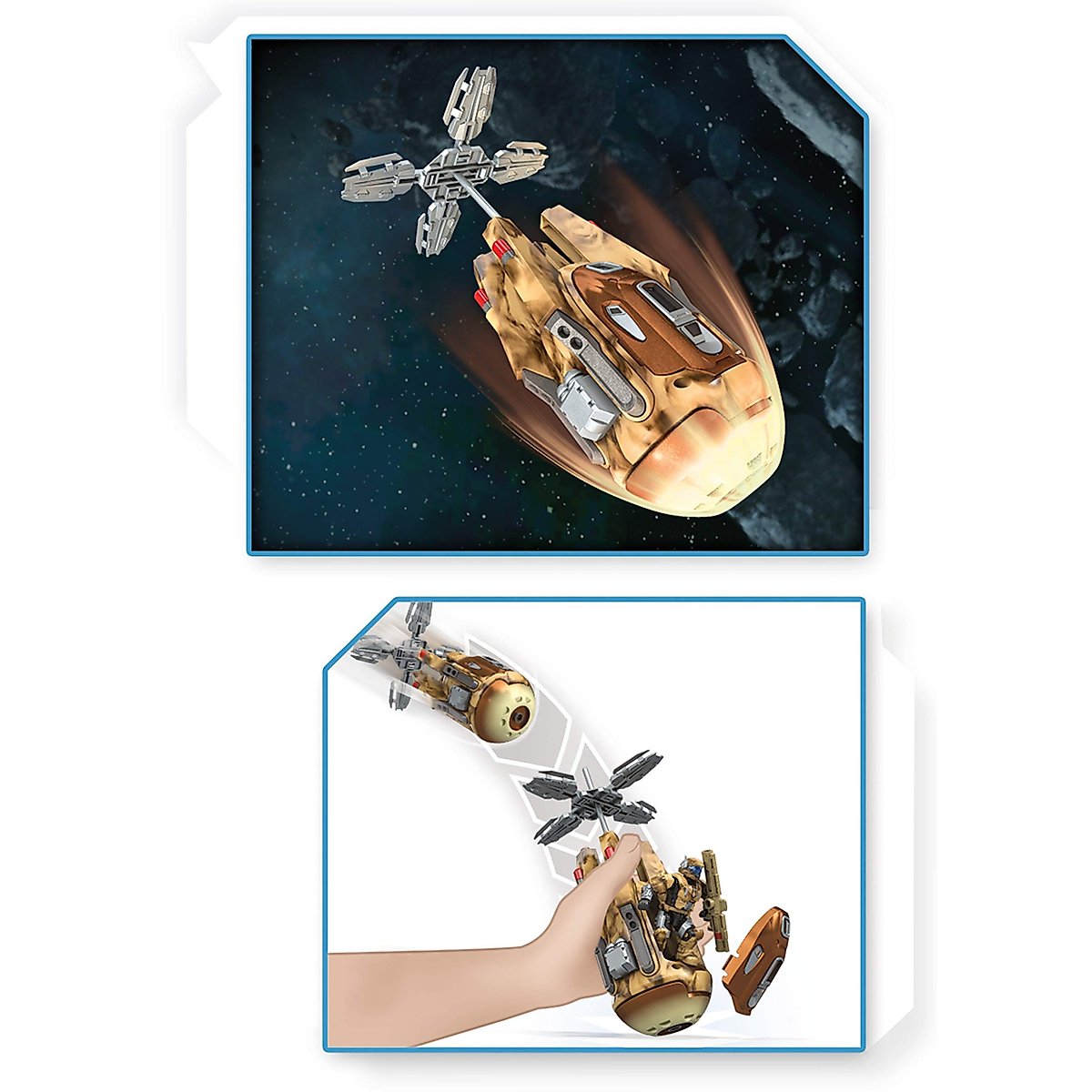 Mega Construx Halo Operation Bronze Cobra Drop Pod Micro Action Figure Building Set