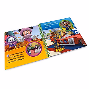 LeapFrog Leapstart Nursery: Mickey and The Roadster Racers Pit Crews to The Rescue Story Book (3D Enhanced)