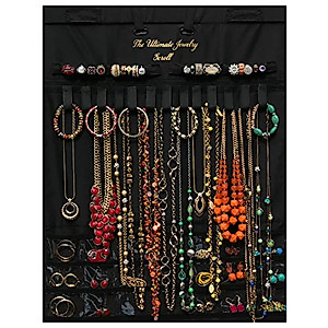 Donna Walsh - The Ultimate Jewelry Scroll - Hanging Jewelry Storage Organizer