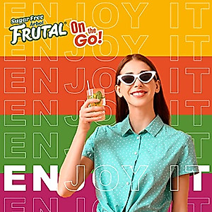 Powdered Drink Mix Variety Pack, Sugar Free! – Fruity flavors - Summer Colada, Tangy Limeade, Citrus Punch & Tropical Berries Packets (30 Count of Stick Packs) - Frutal On-The-Go!