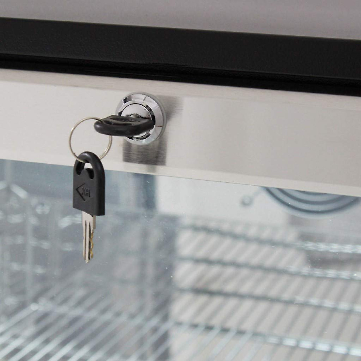 New Procool Refrigeration 2-door Glass Front Stainless Steel Back Bar Cooler; 36" Wide, Counter Height Refrigerator