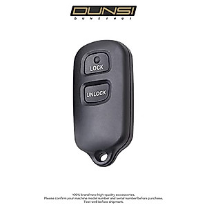 DUNSIHUI HYQ12BBX Car Key Fob Keyless Control Entry Remote HYQ12BAN 2 Button Vehicles Replacement Compatible with FJ Cruiser Echo Rav4 Tundra 89742-0C020 89742-20200