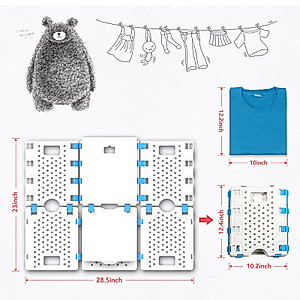 BoxLegend V4 Shirt Folding Board Enlarged and Widened Shirt Folder Folding Adults Laundry Tool Clothes Folder Laundry folders Folding Boards for tshirt, Sweater, Pants, Dresses, White