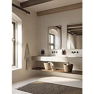 Black Single Wall Mounted Soap Dispenser for Bathroom - Fully Adjustable Hand Soap Holder, Made from Thick Stainless Steel for Commercial and Home use, Just add Any Bottles You Like - KUISHI