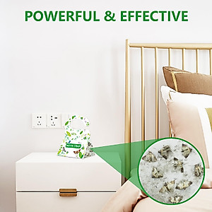 LUOJIBIE Clothes Moth Traps 5-Pack, Prime Safe Indoor Moth Traps with Pheromones for Wool Closet Carpet