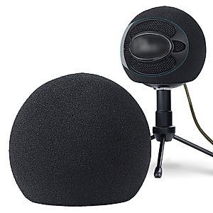 Foam Windscreen for Blue Snowball - Pop Filter Mic Cover made from Quality Sponge Material that Filters Unwanted Recording and Background Noises, Professional Windscreen for Blue Snowball iCE Mic